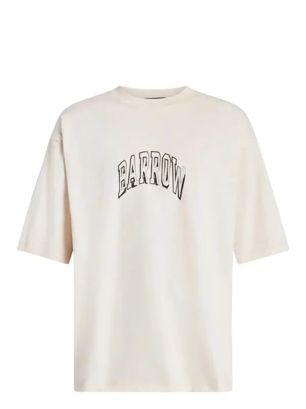 BARROW Logo-print T-shirt - White