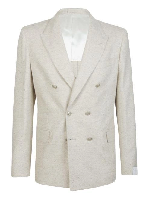 Eleventy Long-sleeved Suit Coat - Sand-colored