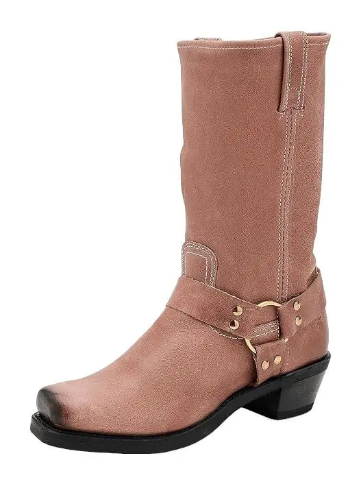 THE FRYE COMPANY Harness 12r Pull-on Boots - Pink