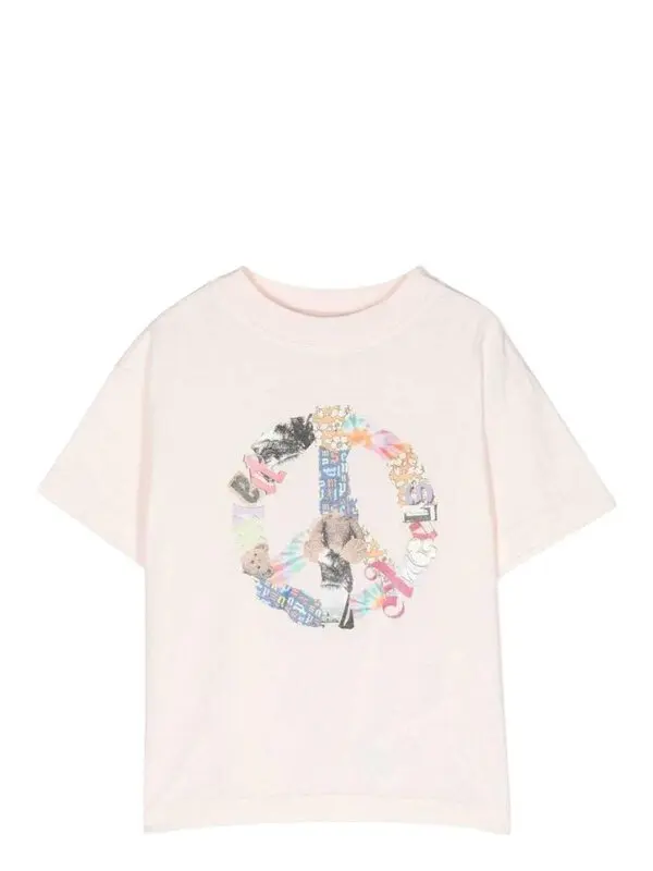 Palm Angels Peace Logo T-shirt - White