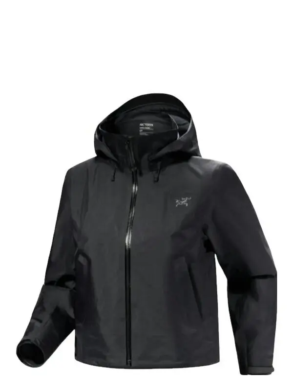 Arc'teryx Naya Cropped Gore-tex Shell Jacket - Black
