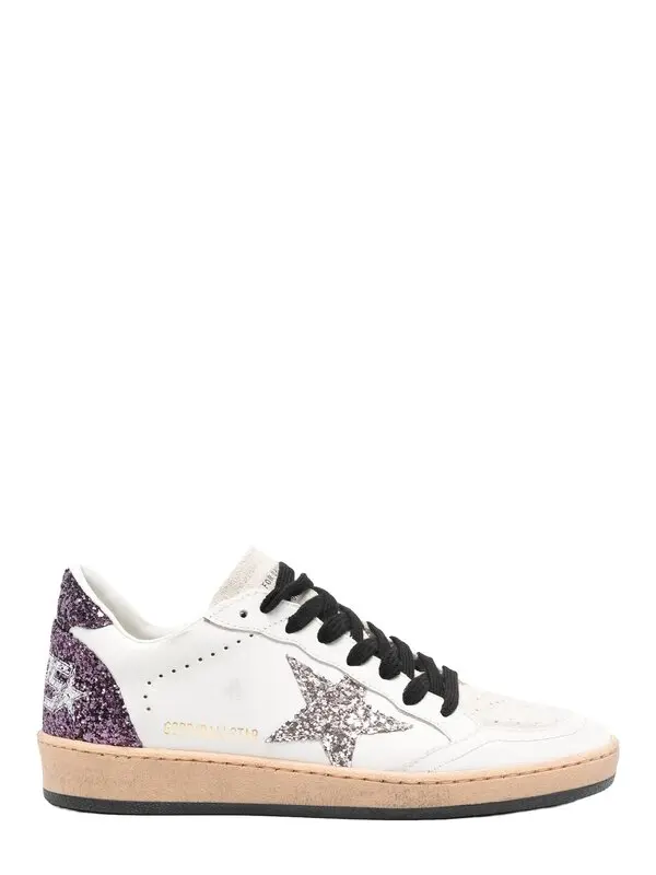 GOLDEN GOOSE Ballstar Lace-up Sneakers - White