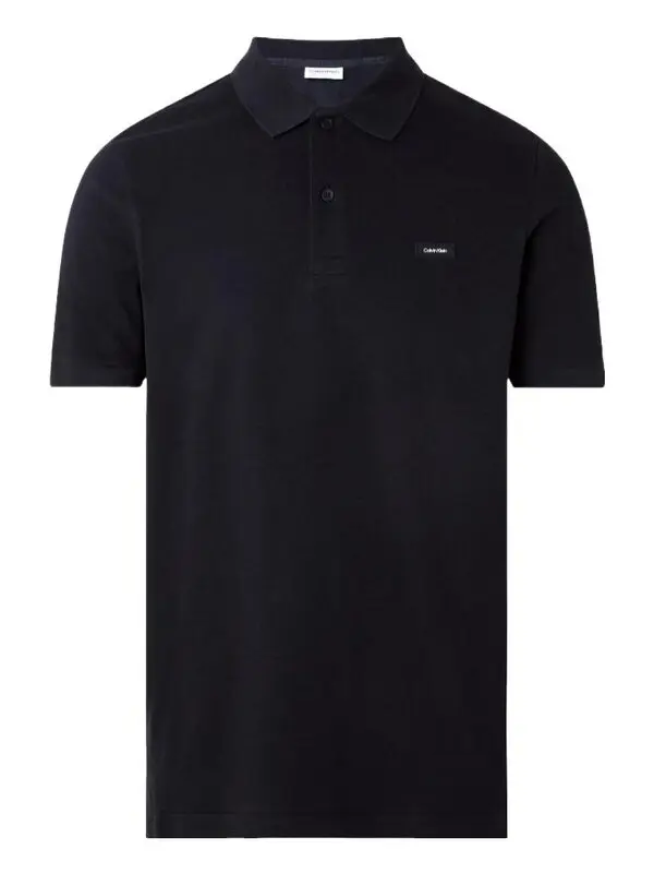 Calvin Klein Short-sleeved Polo Shirt - Black