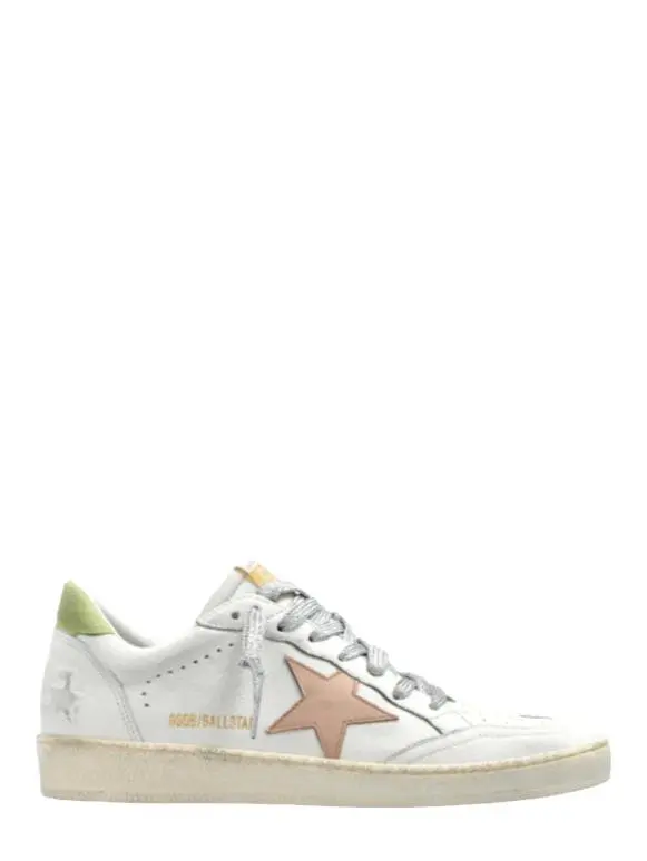 GOLDEN GOOSE Ballstar Lace-up Sneakers - White