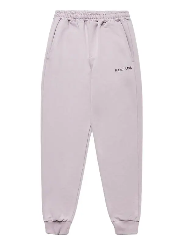 Helmut Lang Logo-print Tapered Track Pants - White