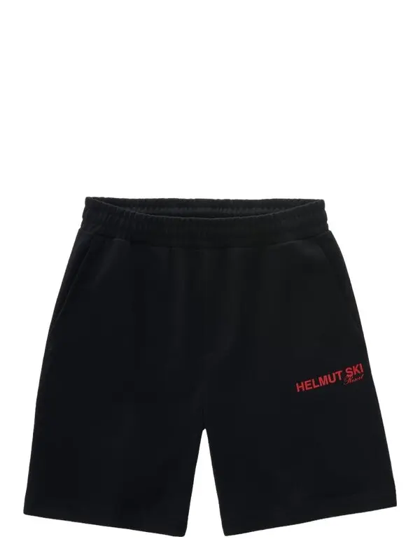 Helmut Lang Ski Resort Logo Shorts - Black