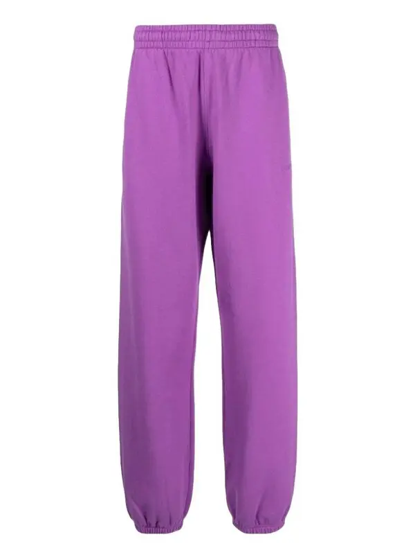 Off-White Diag-print Slouchy Track Pants - Purple