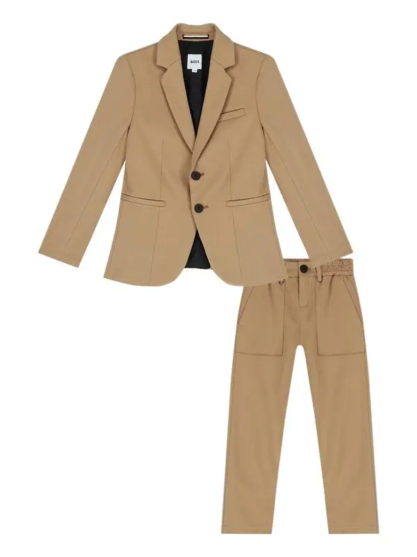 Hugo Boss Single-breasted Suit - Beige