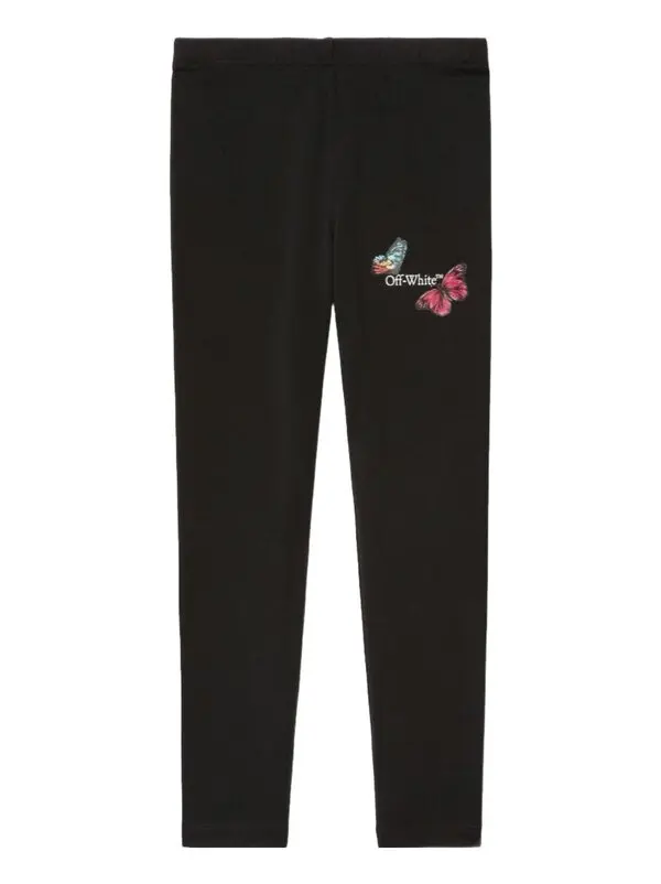Off-White Bookish Butterfly Leggings - Black