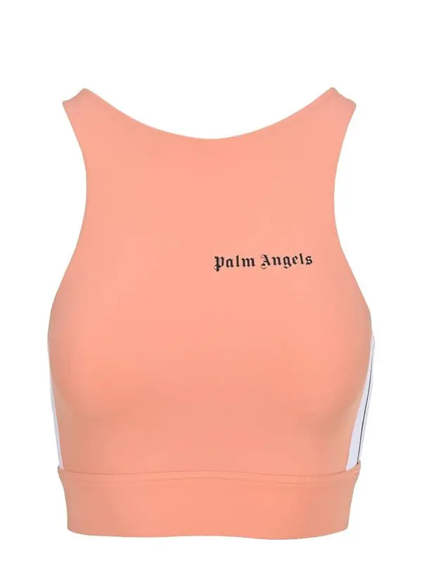 Palm Angels Side-stripe Sports Bra - Pink