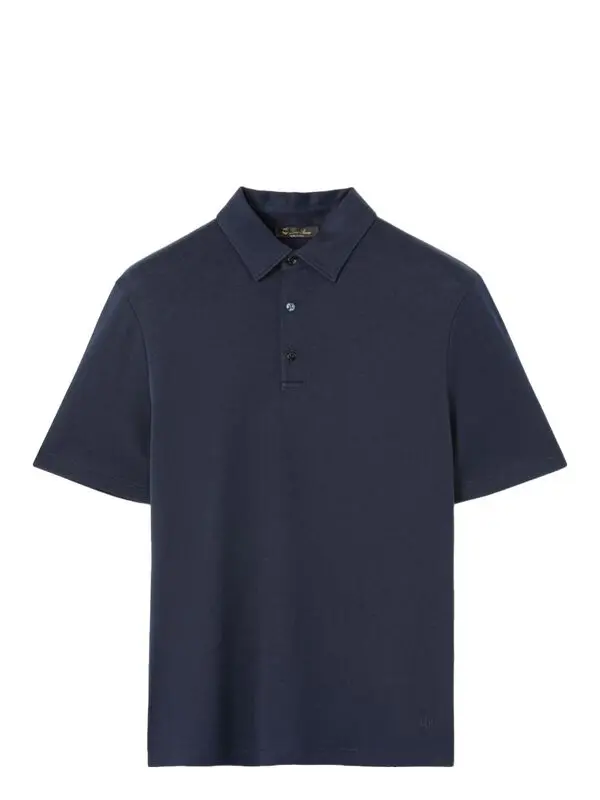 Loro Piana Tremezzo Polo Shirt - Navy Blue