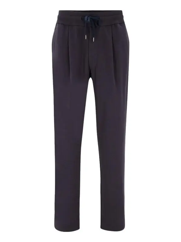 Herno Pleat-detailed Trousers - Black