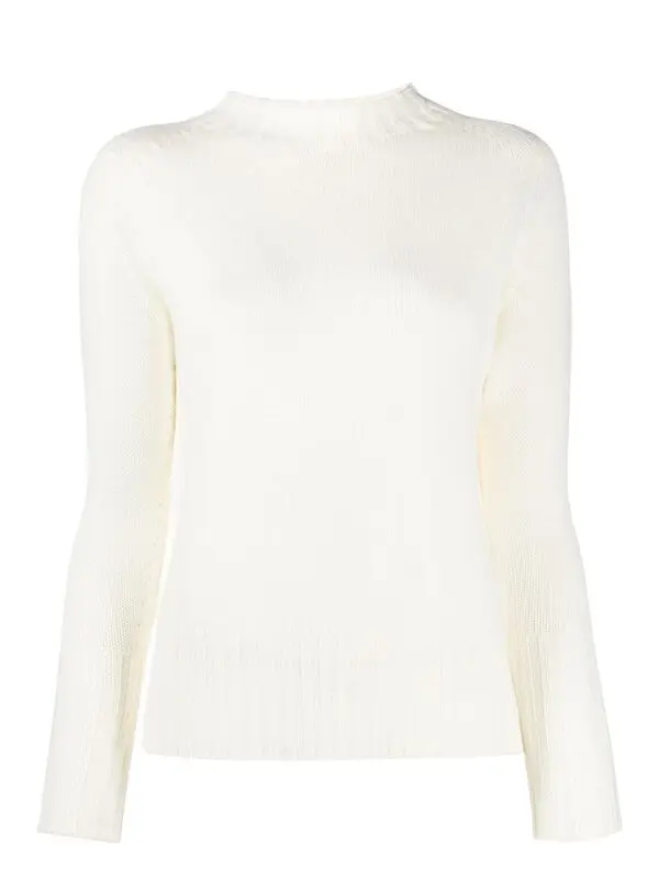 DRUMOHR Long Sleeve High Neck Knit - Cream