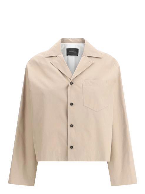 Fabiana Filippi Double Cropped Jacket With Angular Lapels - Nude