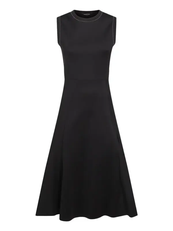 Fabiana Filippi Sleeveless Flared Dress - Black