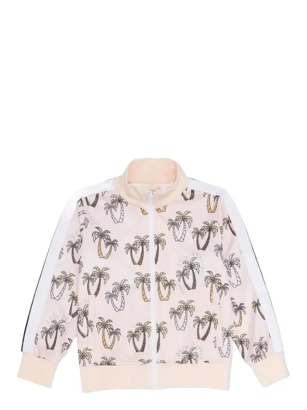 Palm Angels All-over Palm Track Jacket - Pink