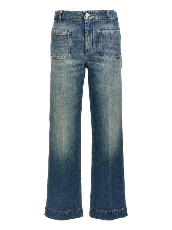 Victoria Beckham Alina Jeans - Blue