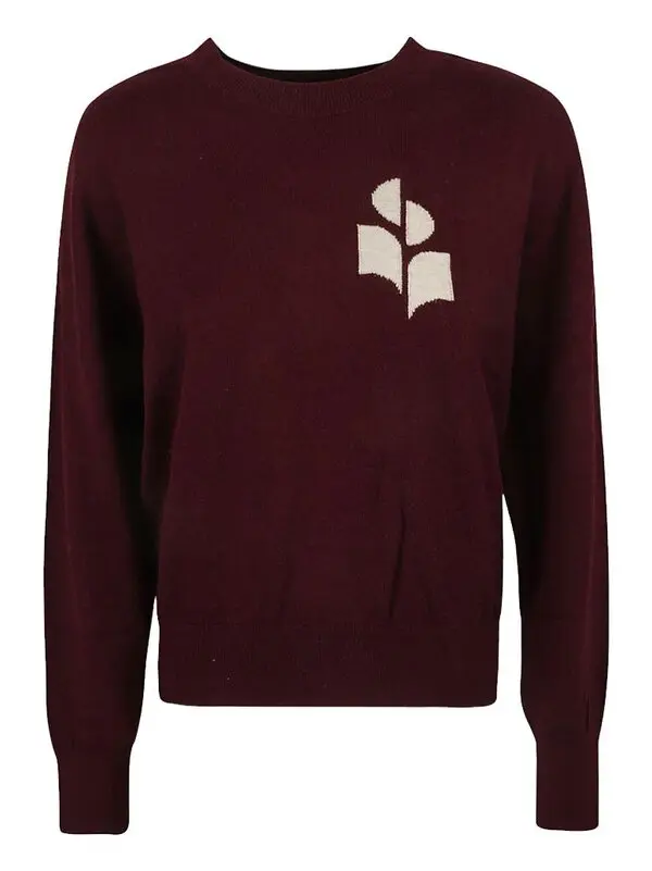 Isabel Marant Étoile Marisans Logo Intarsia Knitted Jumper - Brown