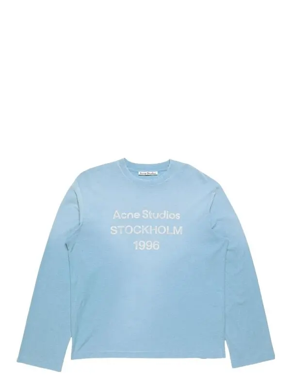 Acne Studios Sprayed 1996 Long-sleeve T-shirt - Blue