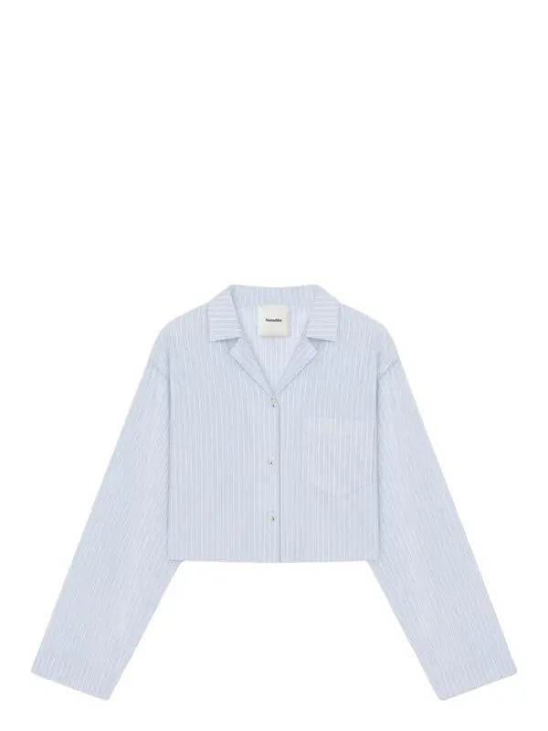 Nanushka Striped Shirt - Blue