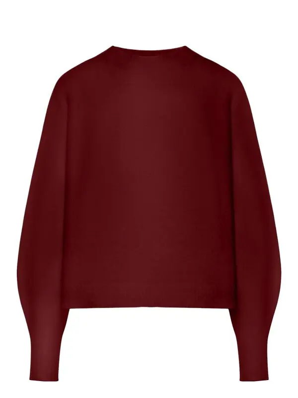 Max Mara Crewneck Long-sleeved Jumper - Red