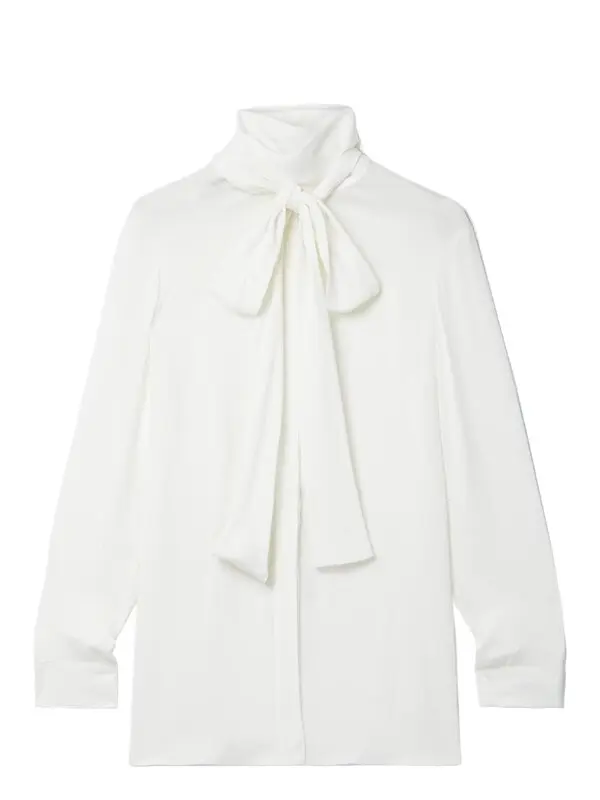 Khaite Knotted Tie Detailed Blouse - No