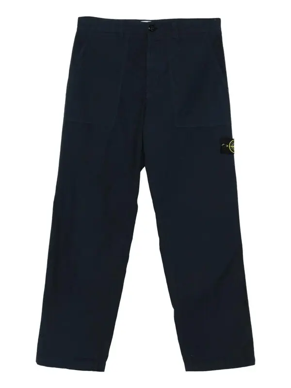 Stone Island Belt Loop Slacks - Blue