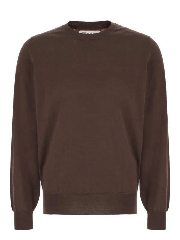 Brunello Cucinelli Crewneck Knitted Jumper - Green
