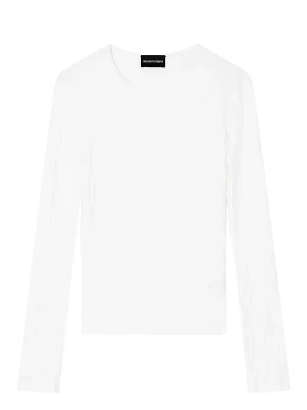 Emporio Armani Long Sleeve T-shirt - White