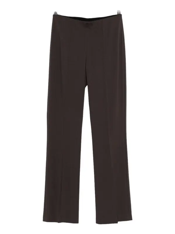 Seventy Straight-leg Casual Trousers - Black