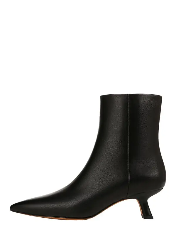 Vince Billy Side Zipper Ankle Boots - Black