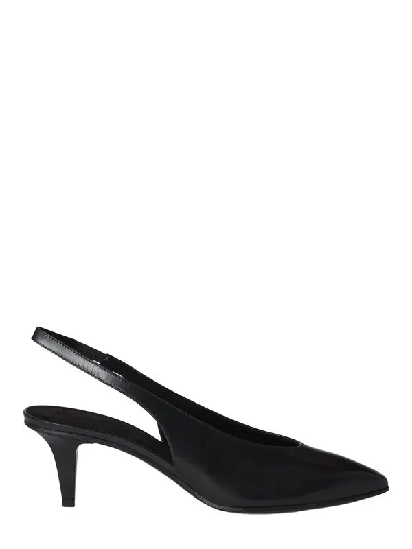 Loro Piana Rebecca Slingback Heels - Black