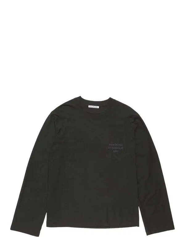 Acne Studios Long Sleeve T-shirt - Black