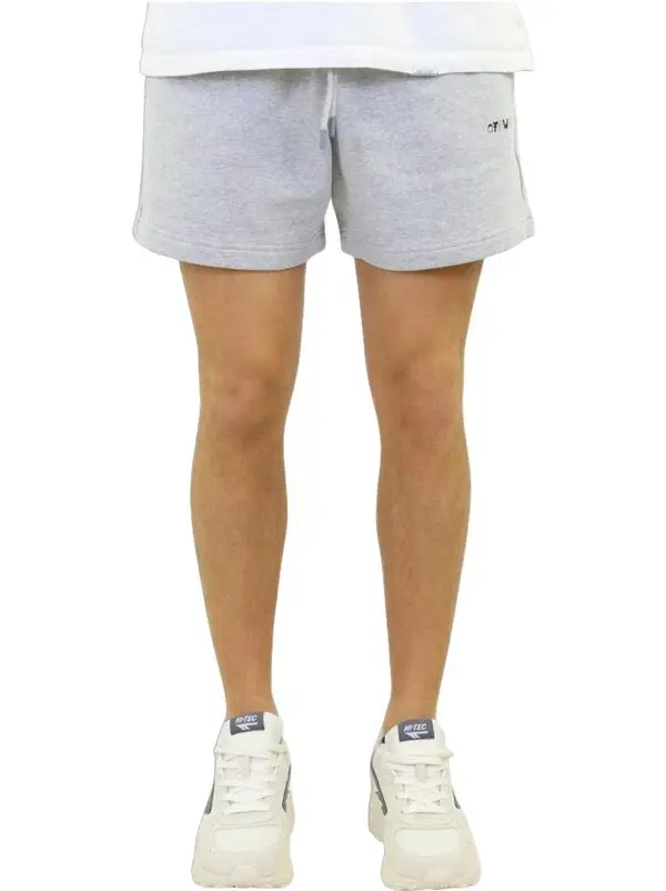 Off-White Logo Drawstring Shorts - Gray