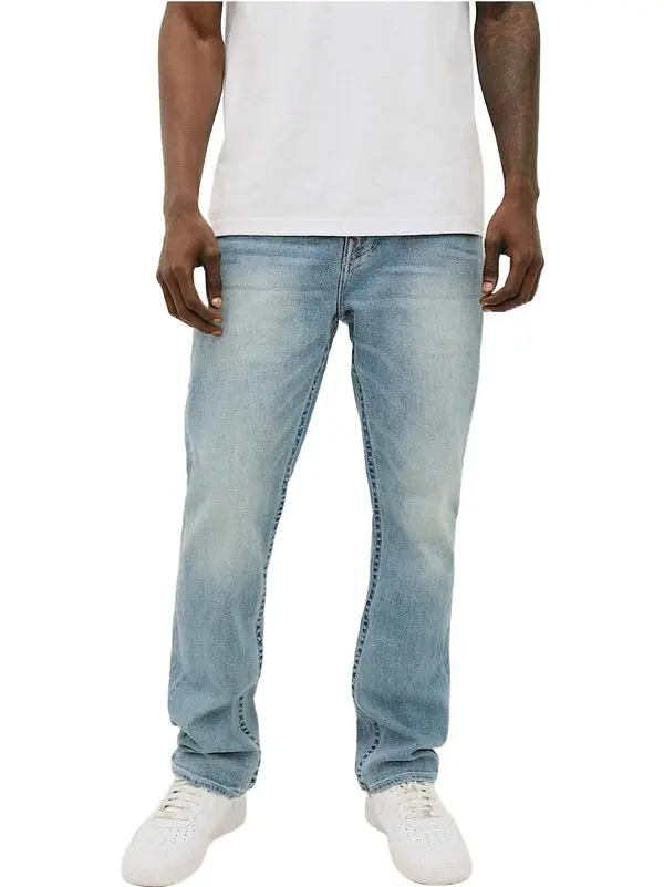 True Religion Belt Loop Five-pocket Jeans - Washed Blue
