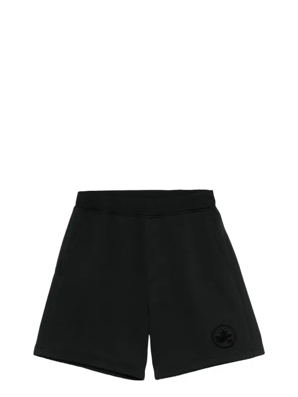 Dsquared2 Flocked Logo Track Shorts - Black