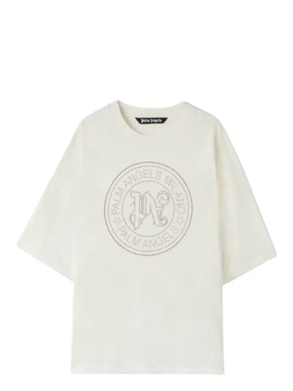 Palm Angels Pa City Logo-print T-shirt - White