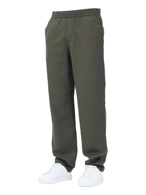Armani Exchange Elasticated Waist Casual Pants - Green