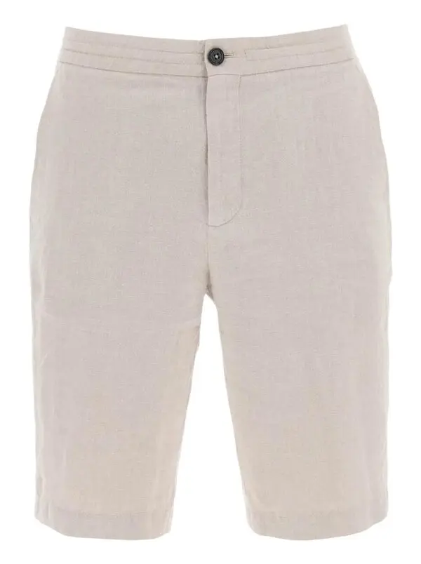 Zegna Tailored Logo Shorts - White