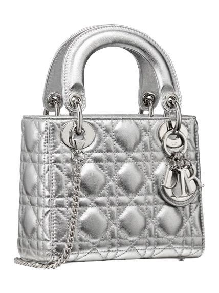 Dior Mini Lady Shoulder Bag - Gray