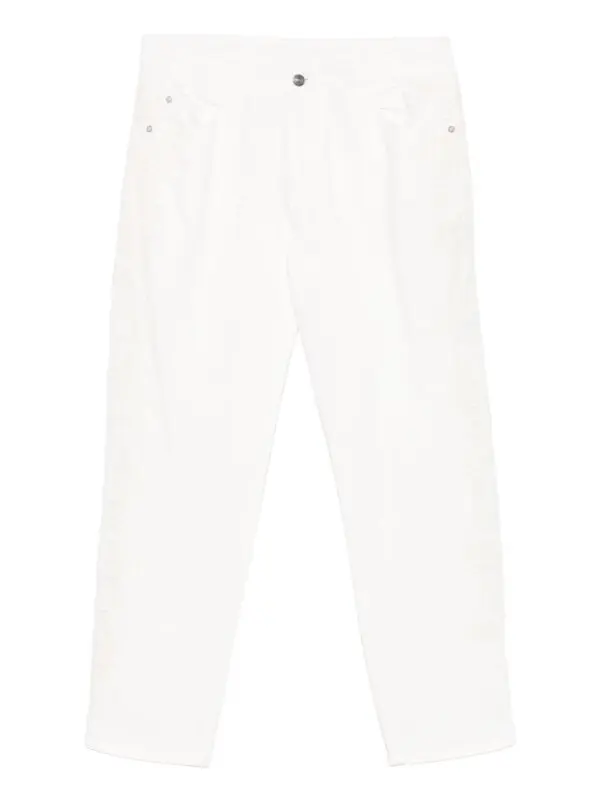 Ermanno Scervino Lace Detail Jeans - White