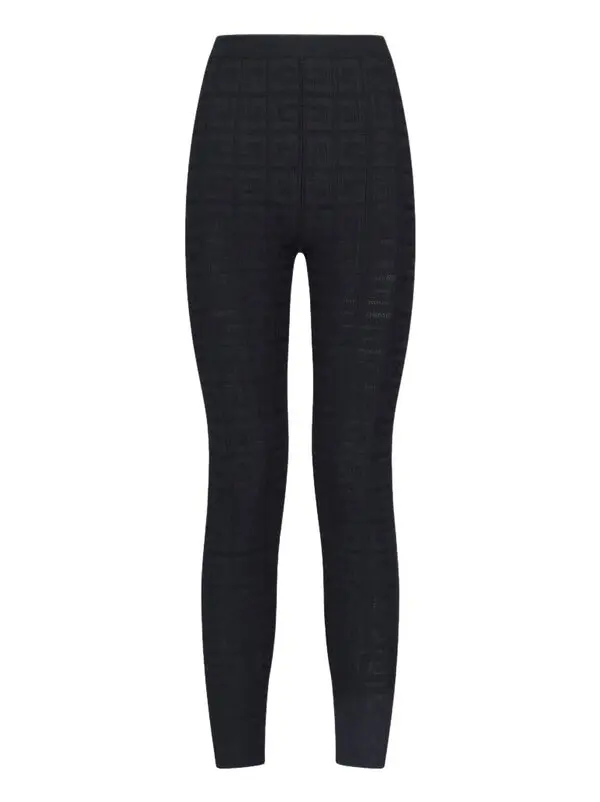Givenchy 4g Jacquard Leggings - Black