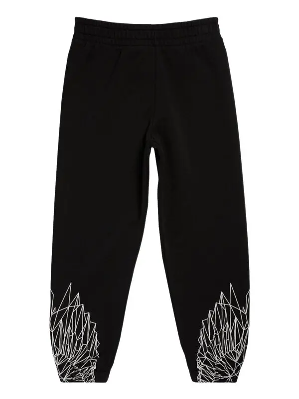 MARCELO BURLON COUNTY OF MILAN Printed Sweatpants - Black