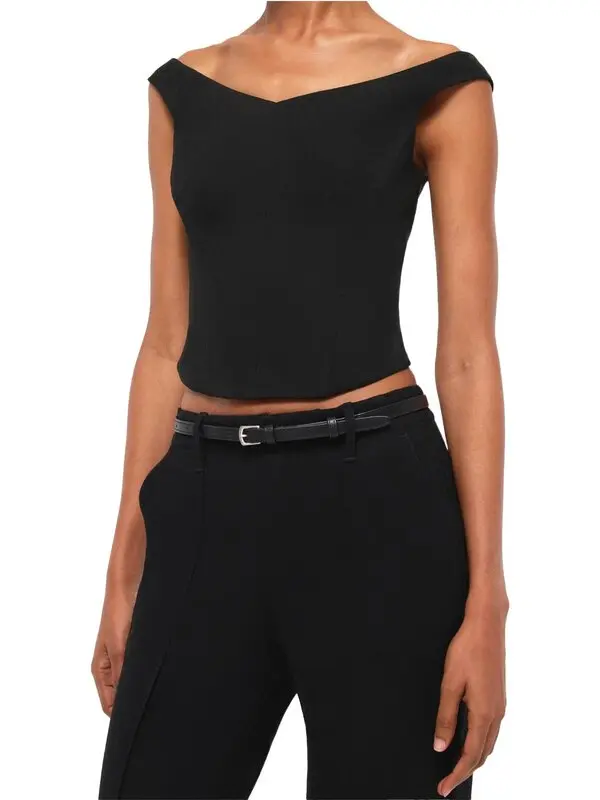 Simkhai Off-the-shoulder Top - Black