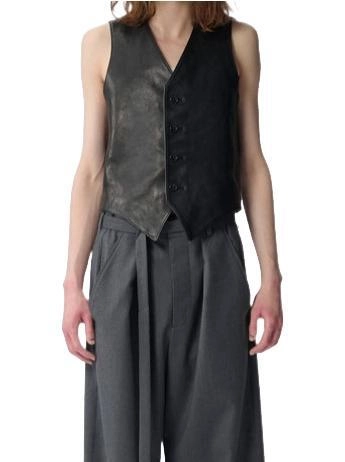 ANN DEMEULEMEESTER Alrik Vest - Black
