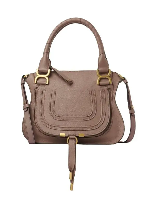 Chloé Marcie Small Top Handle Bag - Brown