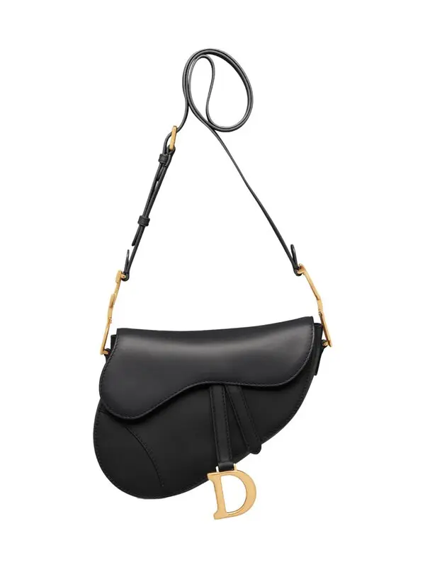 Dior Medium Saddle Bag - Black