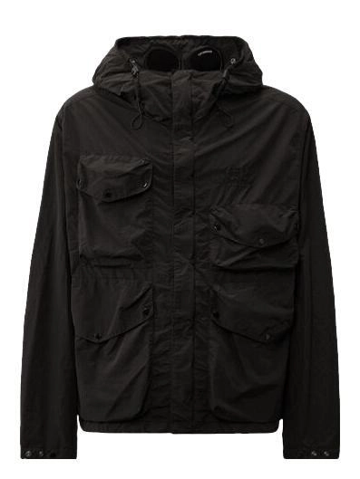C.P. COMPANY Hooded Utility Jacket - Blue