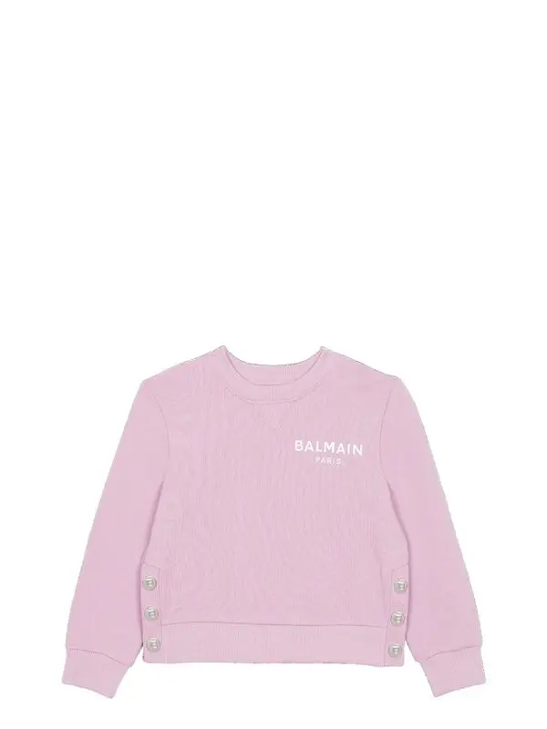 Balmain Logo Sweatshirt - Pink