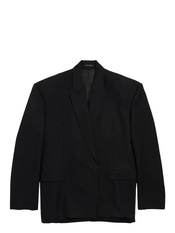 Balenciaga Seamless Tailored Jacket - Black